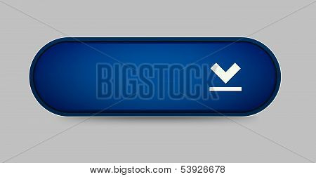 Blue Download Button Vector & Photo (Free Trial) | Bigstock