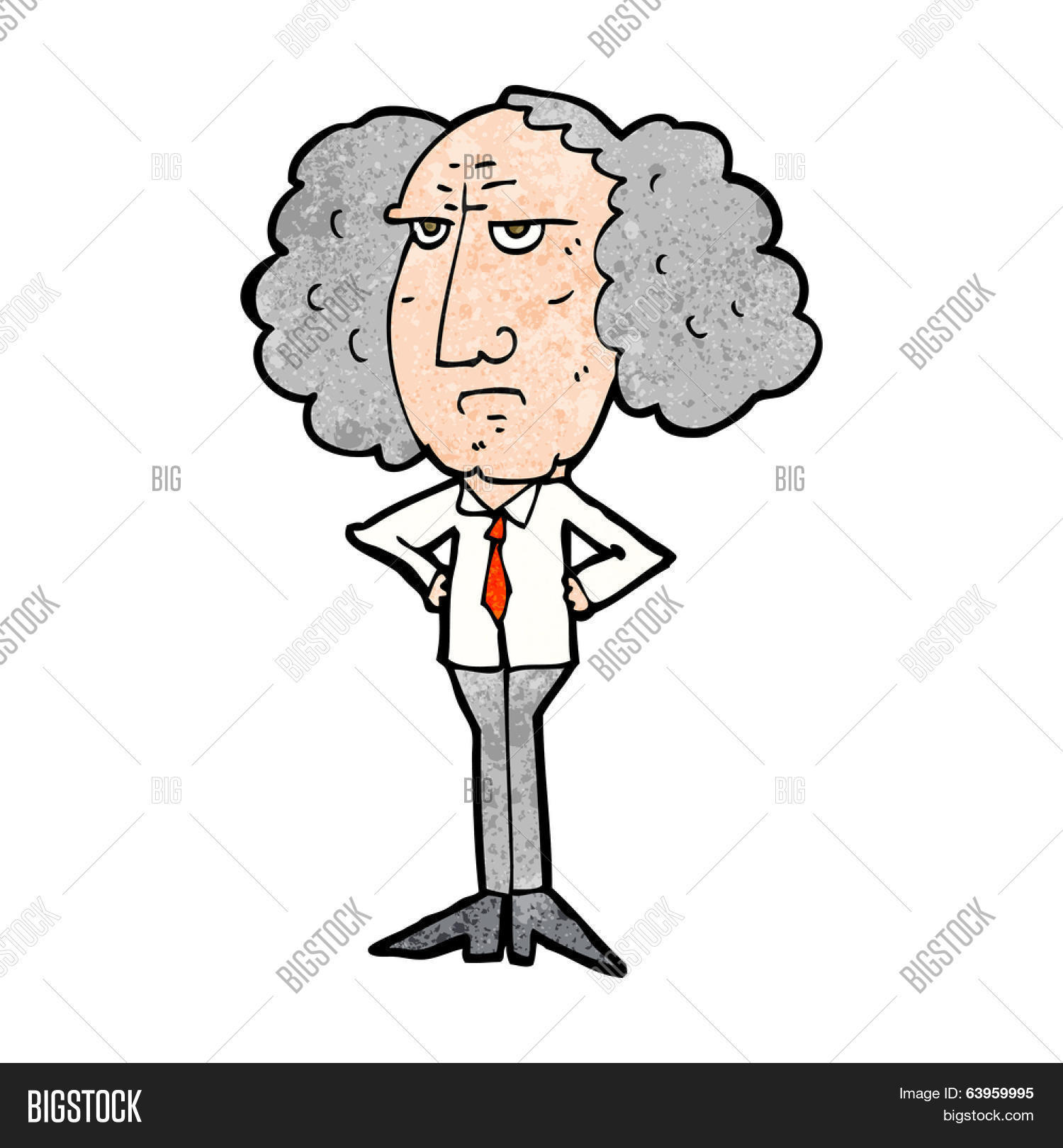 Cartoon Big Hair Vector & Photo (Free Trial) | Bigstock