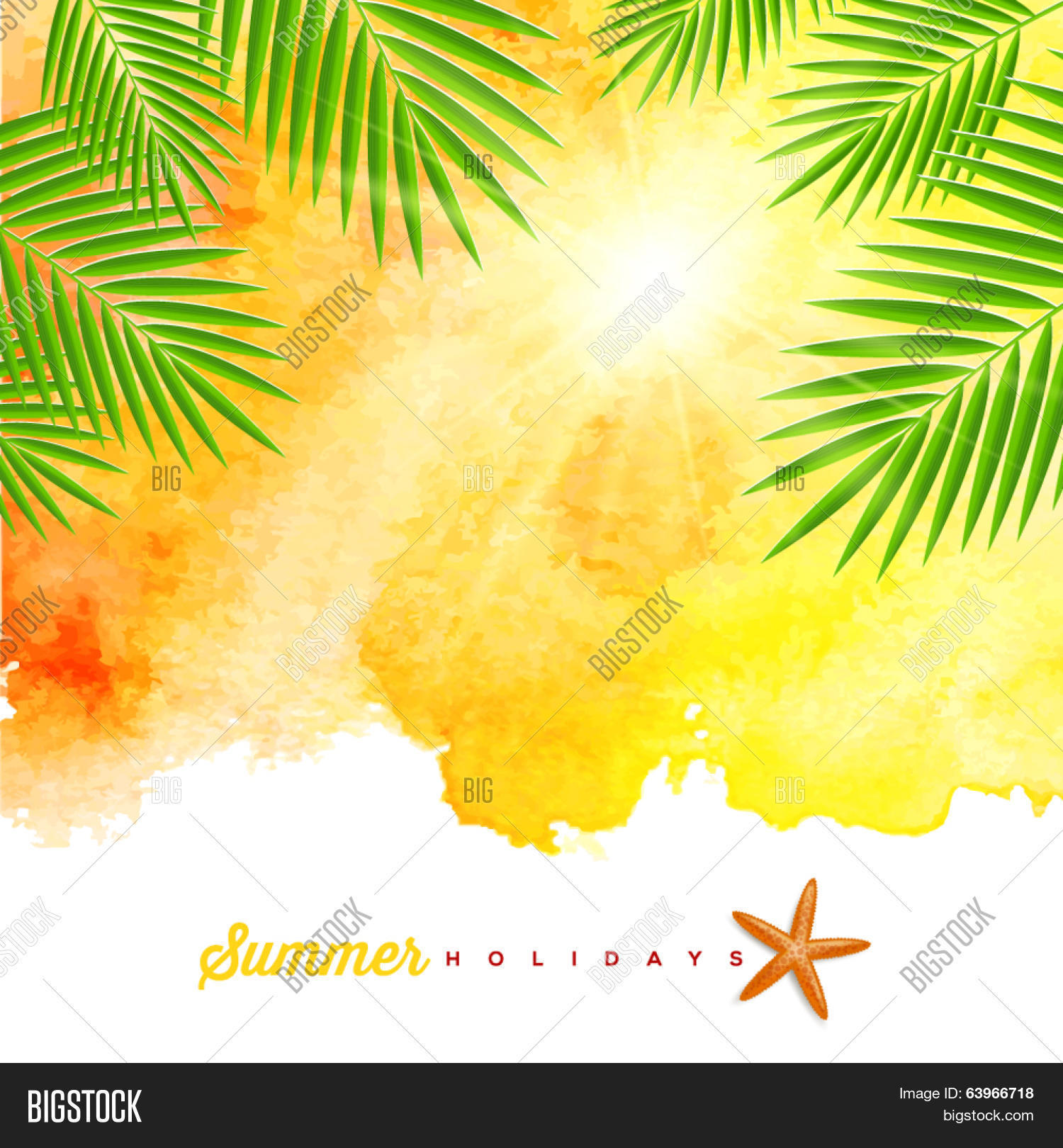 Tropical Summer Vector & Photo (Free Trial) | Bigstock