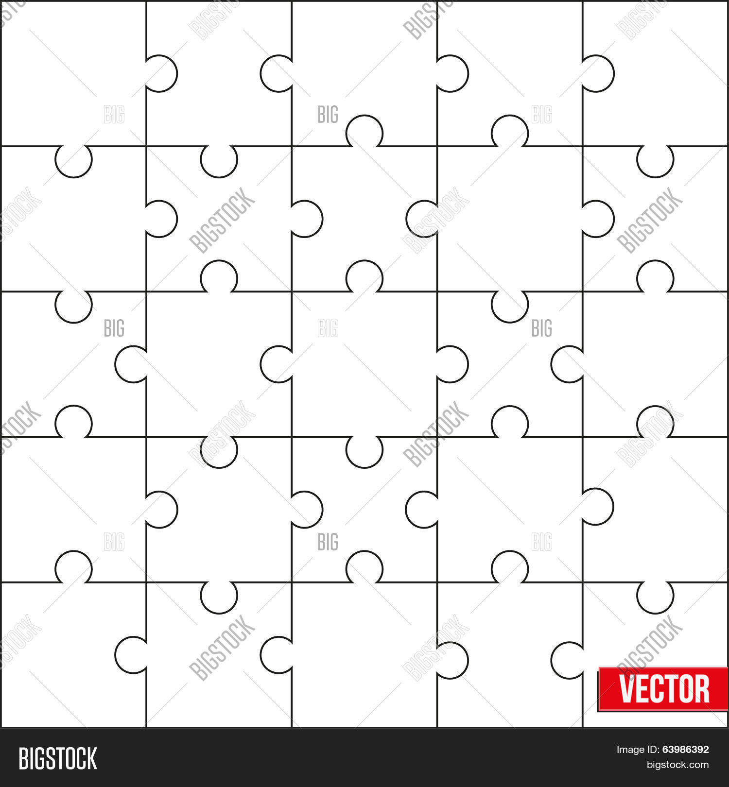 Sample Square Puzzle Vector & Photo (Free Trial) | Bigstock