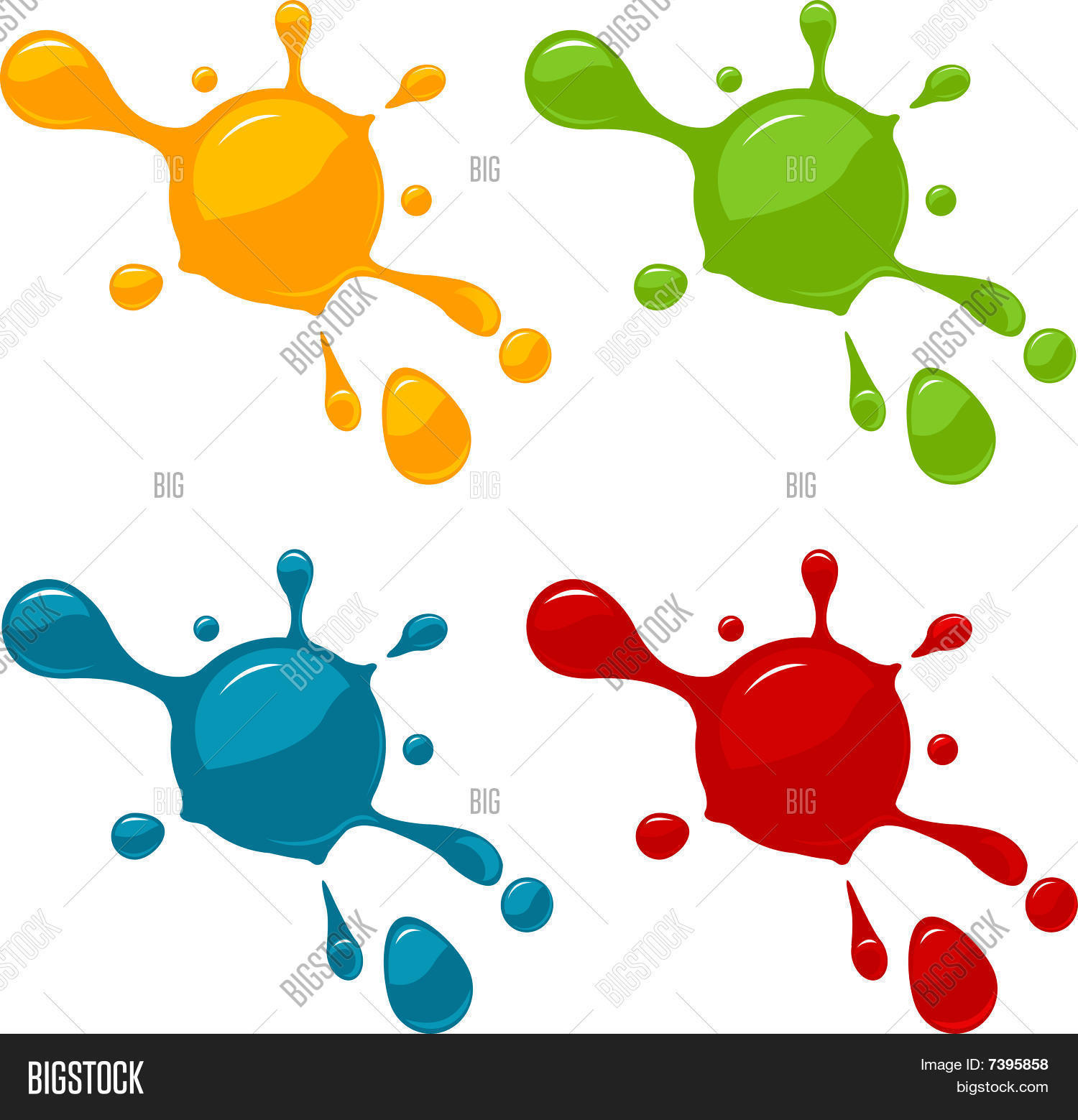 Set Splash Graphics Vector & Photo (Free Trial) | Bigstock