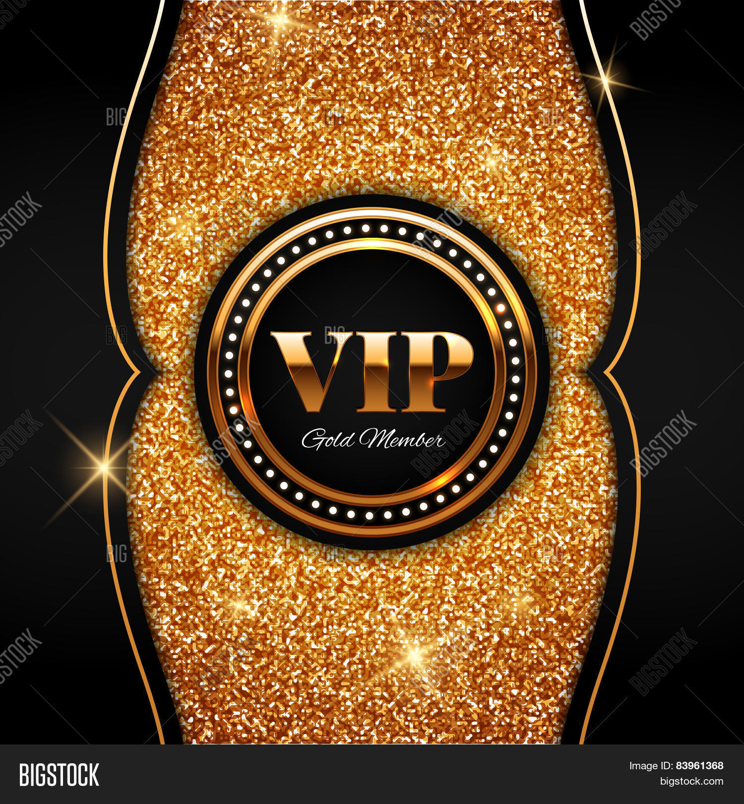 Gold Vip Vector Vector & Photo (Free Trial) | Bigstock