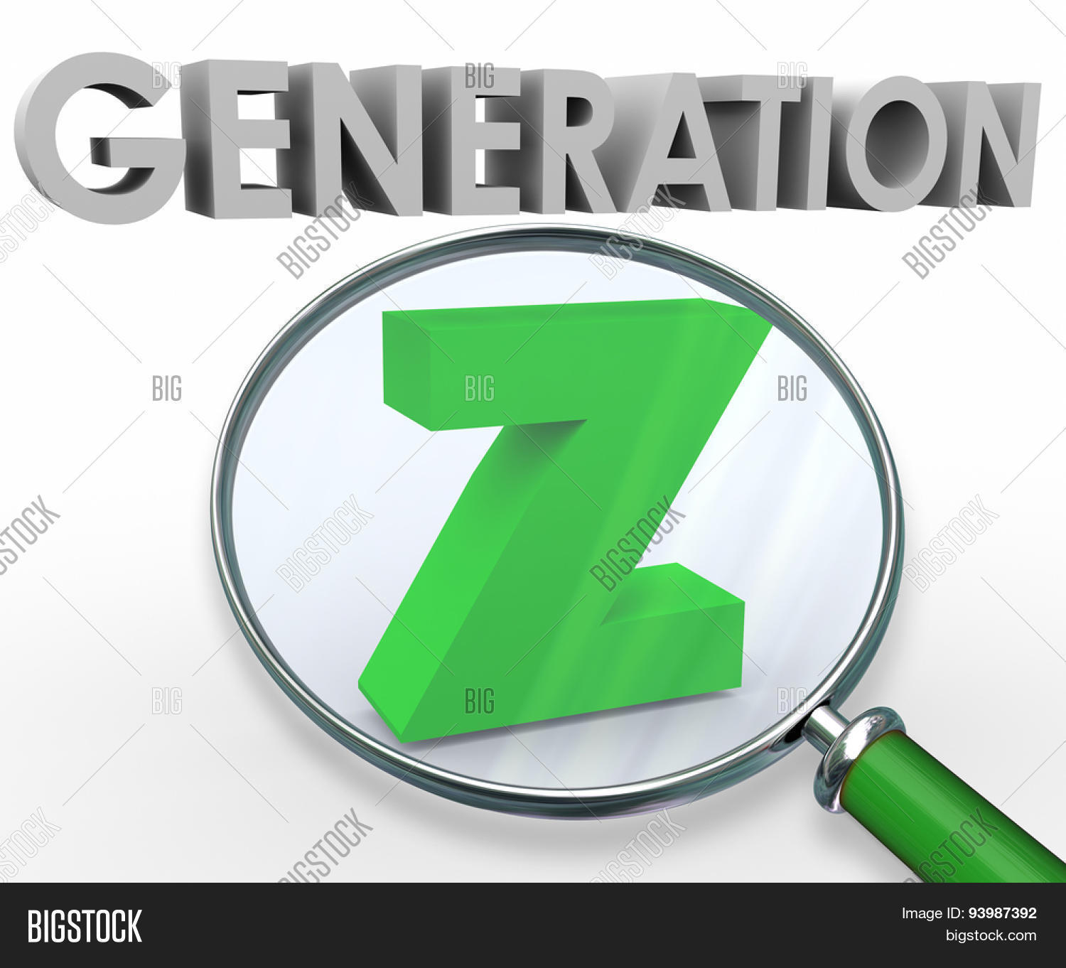 Generation Z Word 3d Image & Photo (Free Trial) | Bigstock