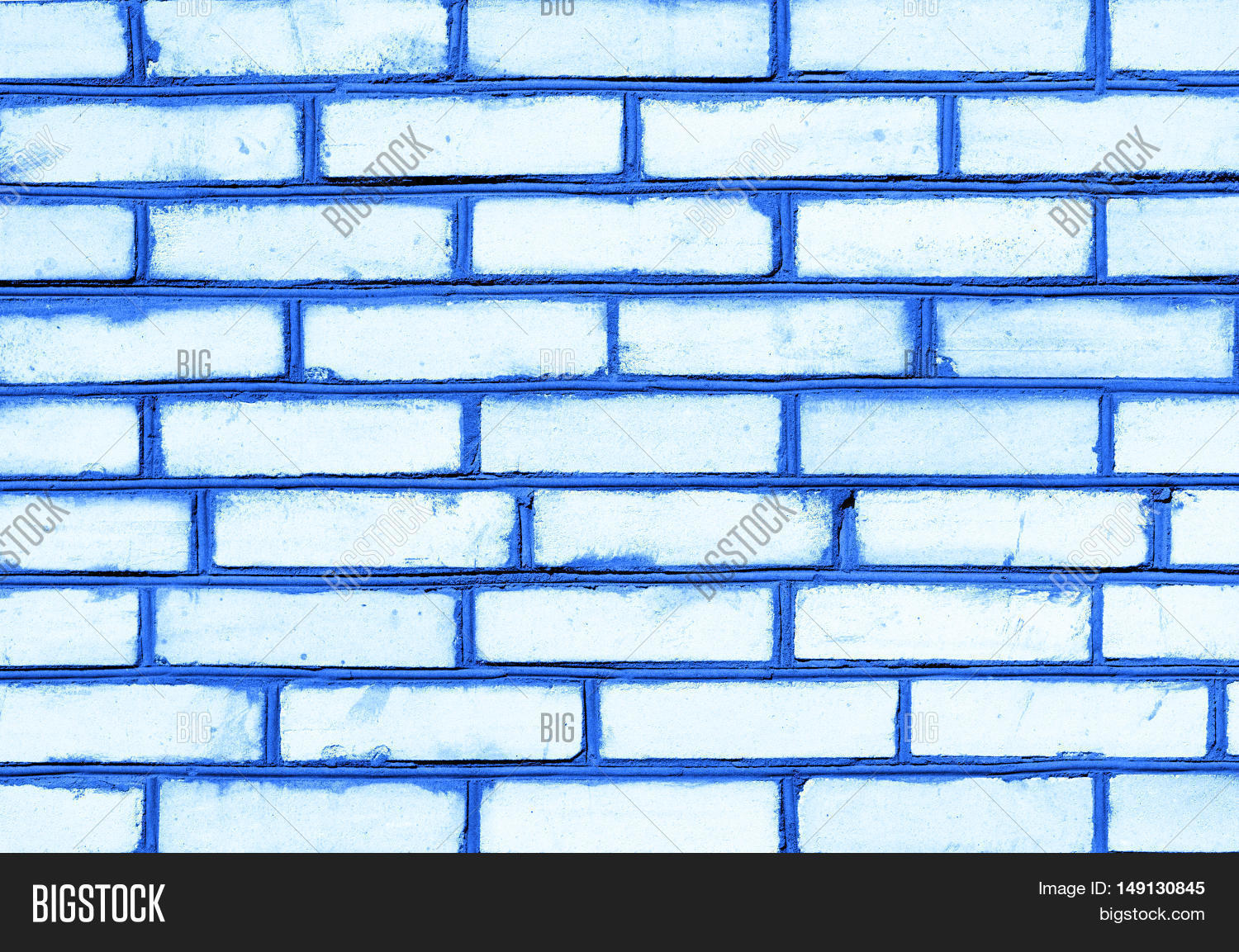 Blue Brickwork Image & Photo (Free Trial) | Bigstock