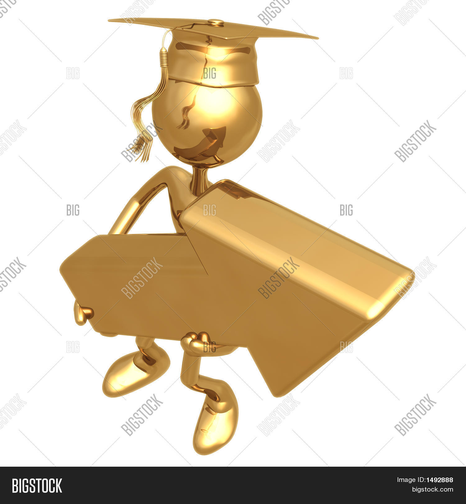 Golden Grad Holding Image & Photo (Free Trial) | Bigstock