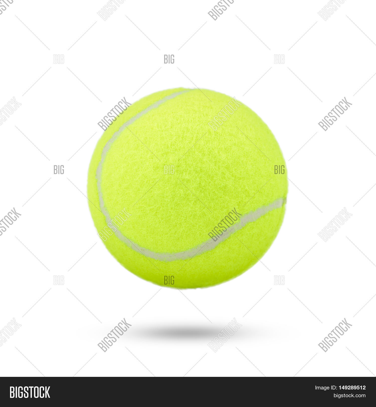 Tennis Ball On White Image & Photo (Free Trial) | Bigstock