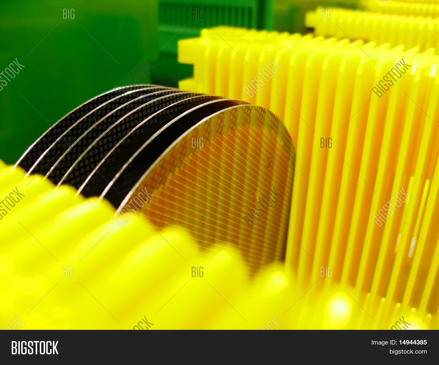 Silicone Wafer Yellow Image & Photo (Free Trial) | Bigstock