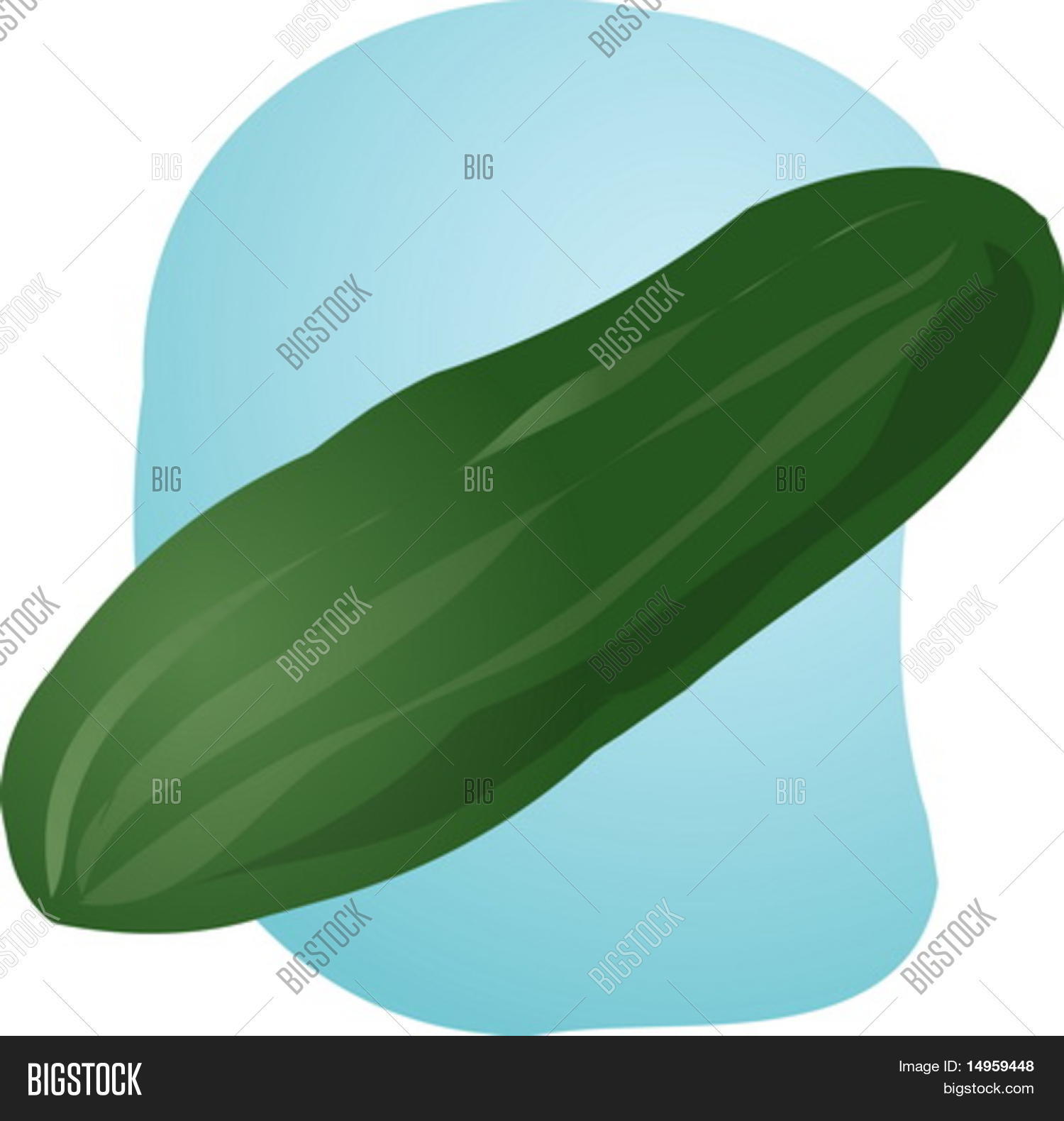Sketch Cucumber. Hand Vector & Photo (Free Trial) | Bigstock