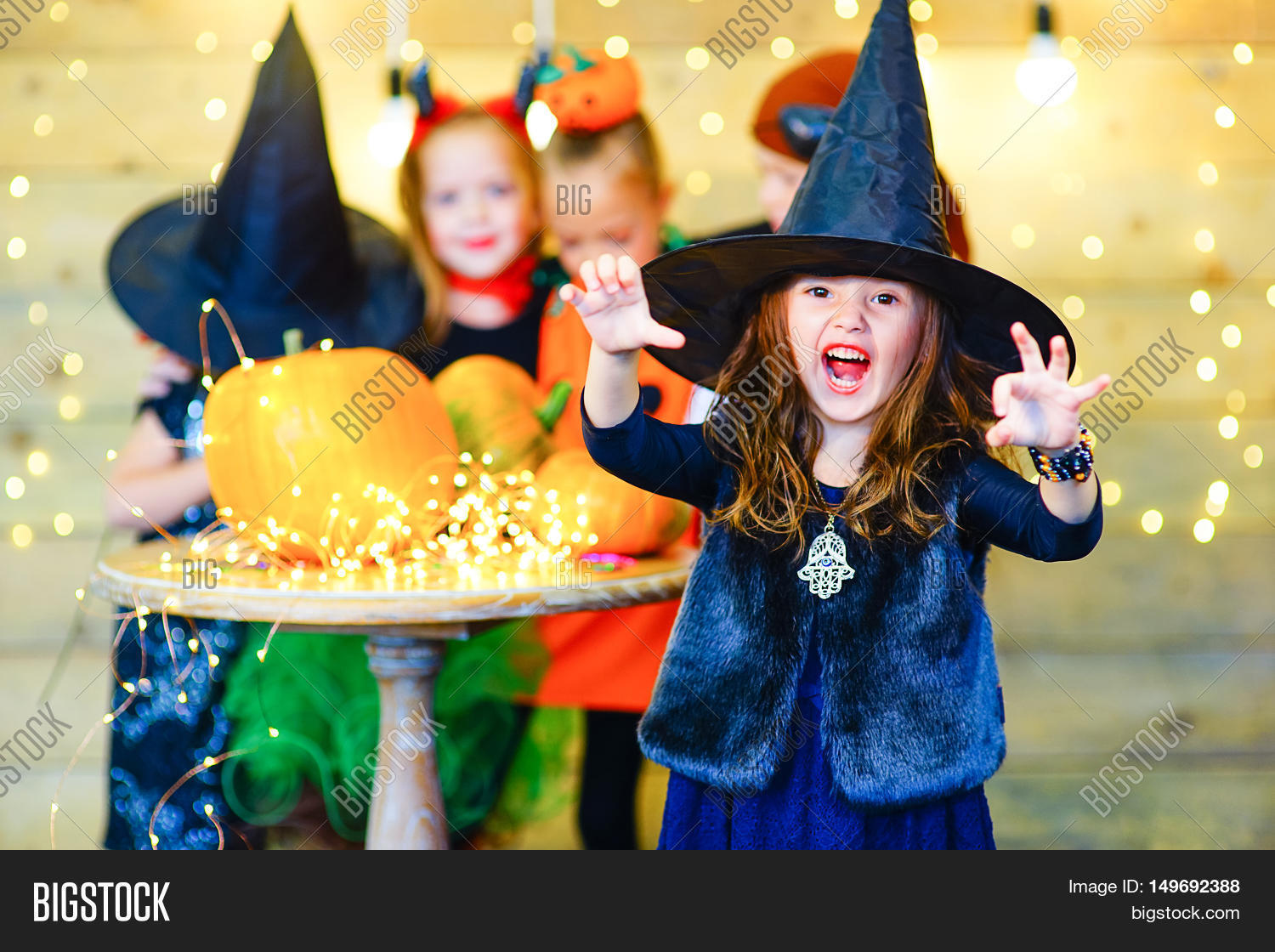 Happy Group Witch Image & Photo (Free Trial) | Bigstock