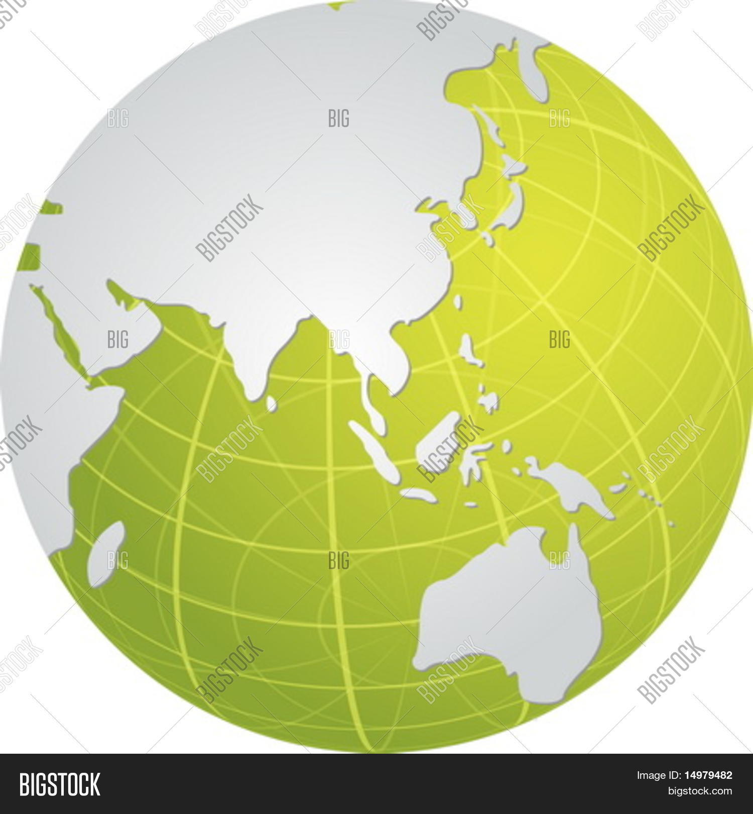 Globe Map Vector & Photo (Free Trial) | Bigstock