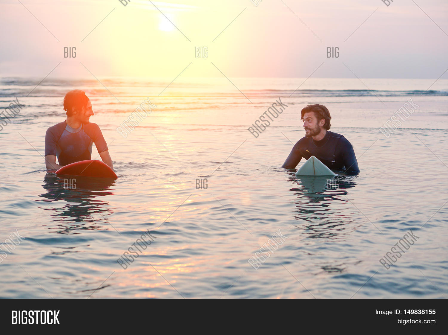 Two Men Wetsuits Image & Photo (Free Trial) | Bigstock
