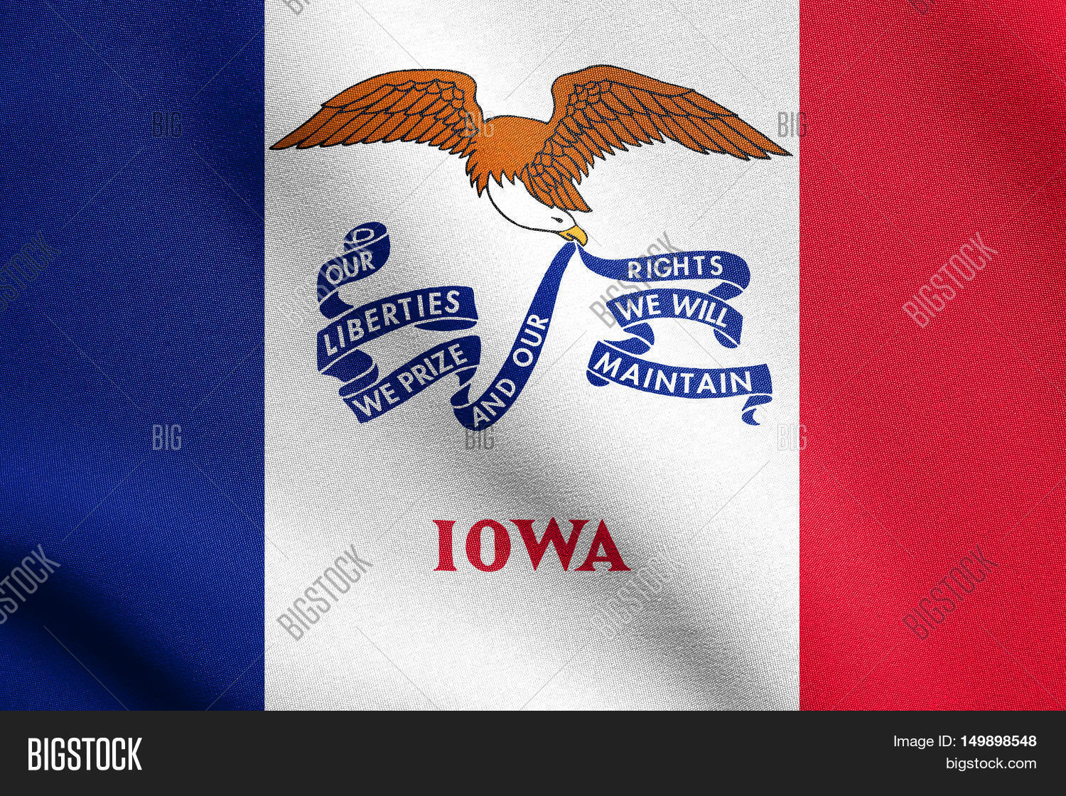 Iowan Official Flag Image & Photo (Free Trial) | Bigstock