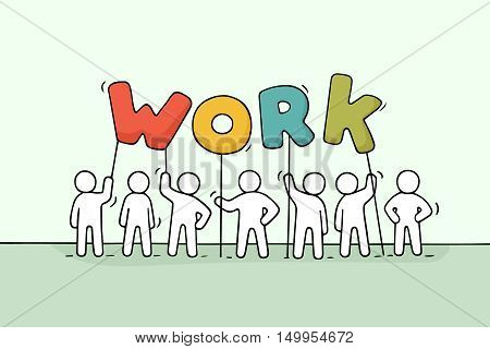 Cartoon Working Vector & Photo (Free Trial) | Bigstock