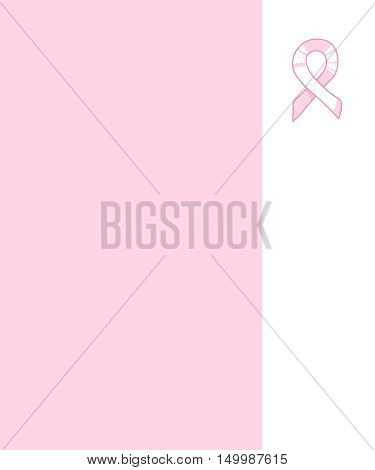 Pink Ribbon Side Vector & Photo (Free Trial) | Bigstock