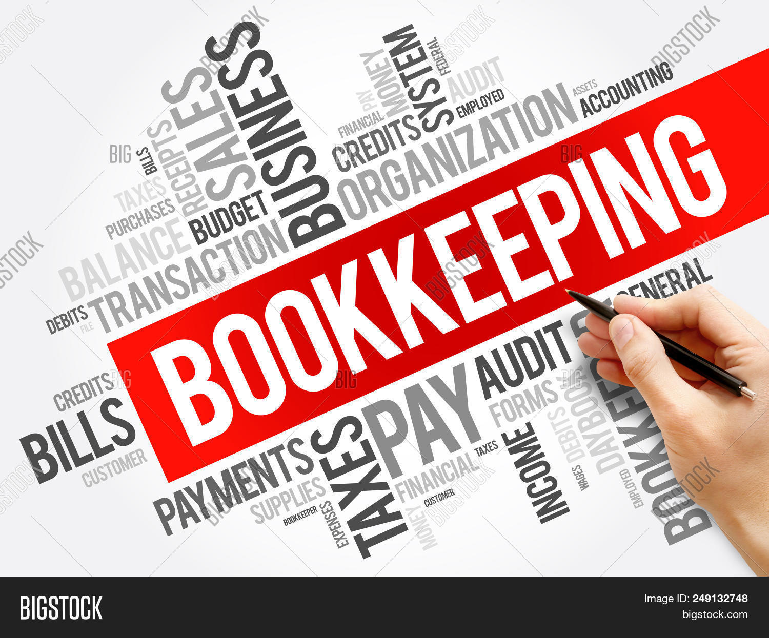 Bookkeeping Word Cloud Image & Photo (Free Trial) | Bigstock