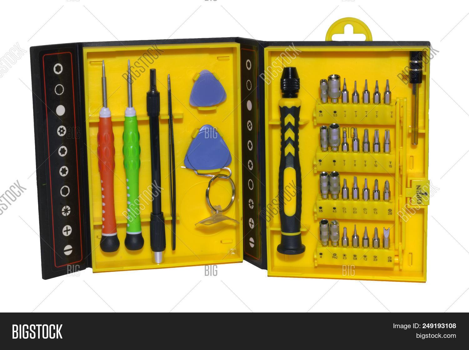 Tools Set Yellow Box. Image & Photo (Free Trial) | Bigstock