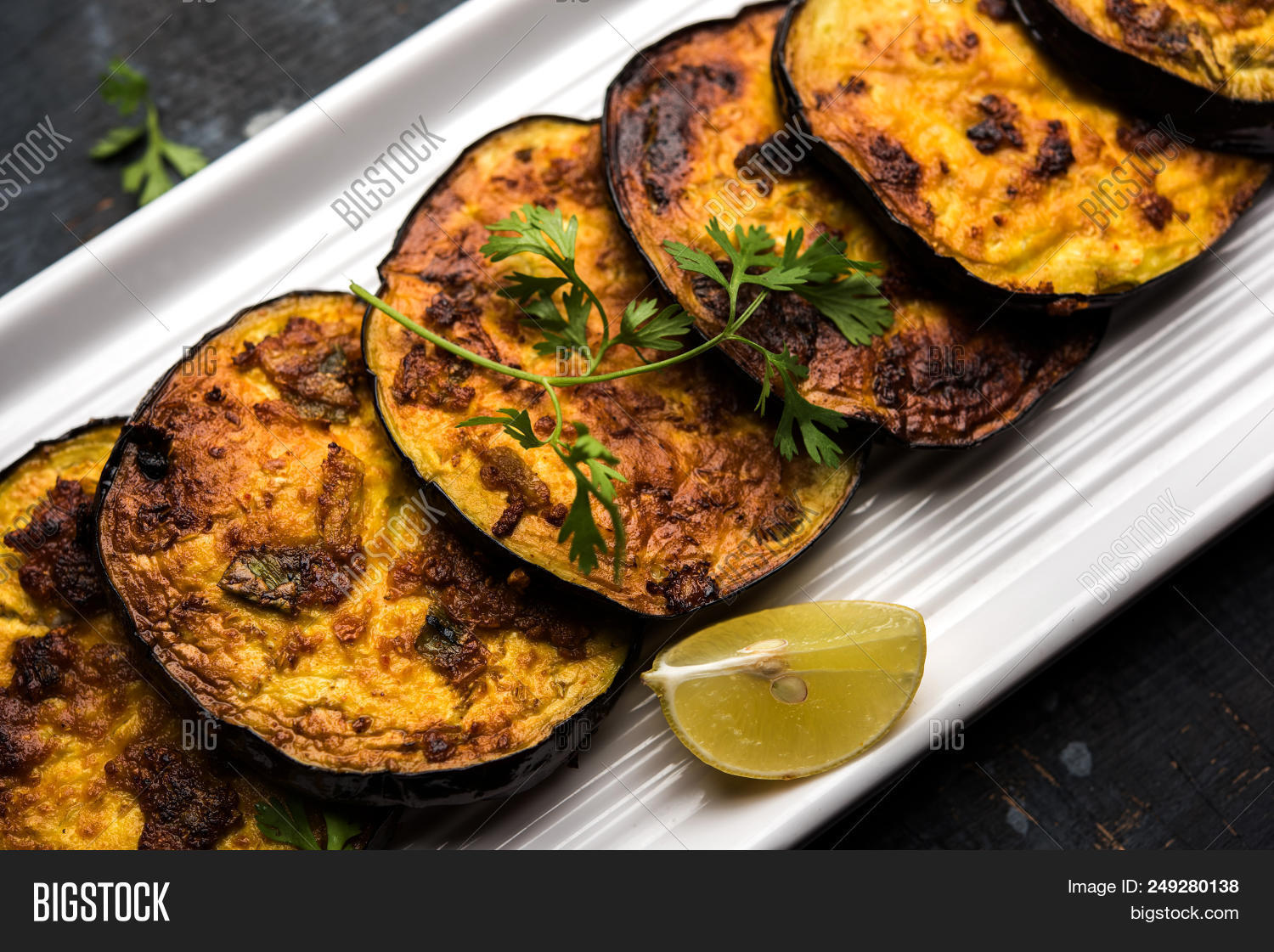 Pan Fry Crispy Baigan Image & Photo (Free Trial) | Bigstock