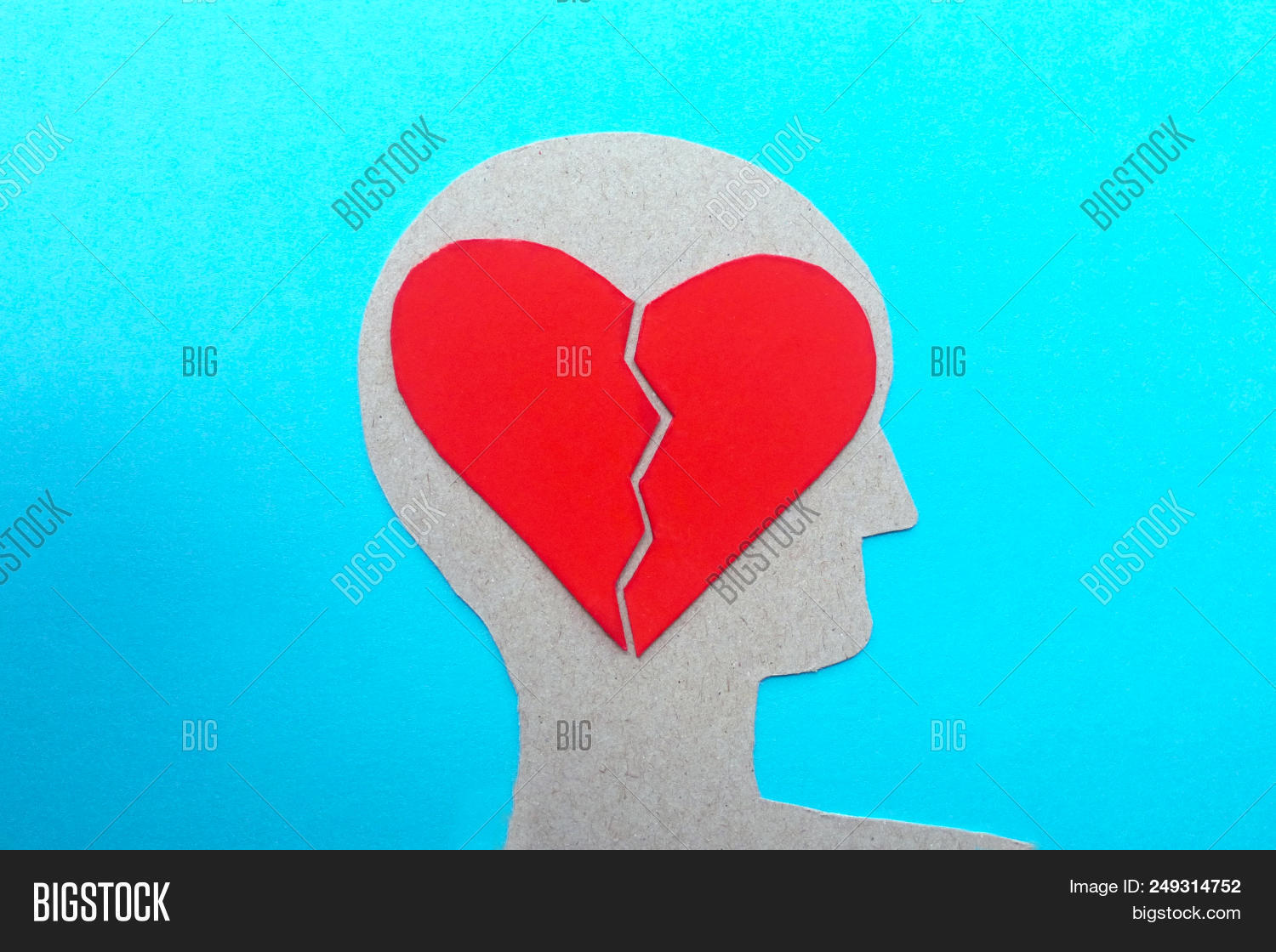 Divided Heart Mind Image & Photo (Free Trial) | Bigstock