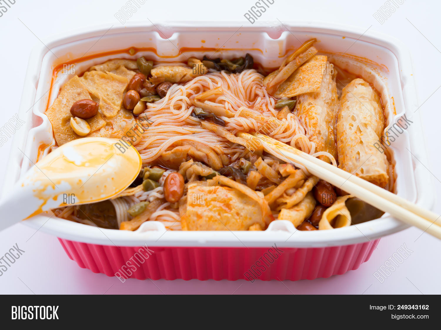 Fast Food Rice Noodles Image & Photo (Free Trial) | Bigstock