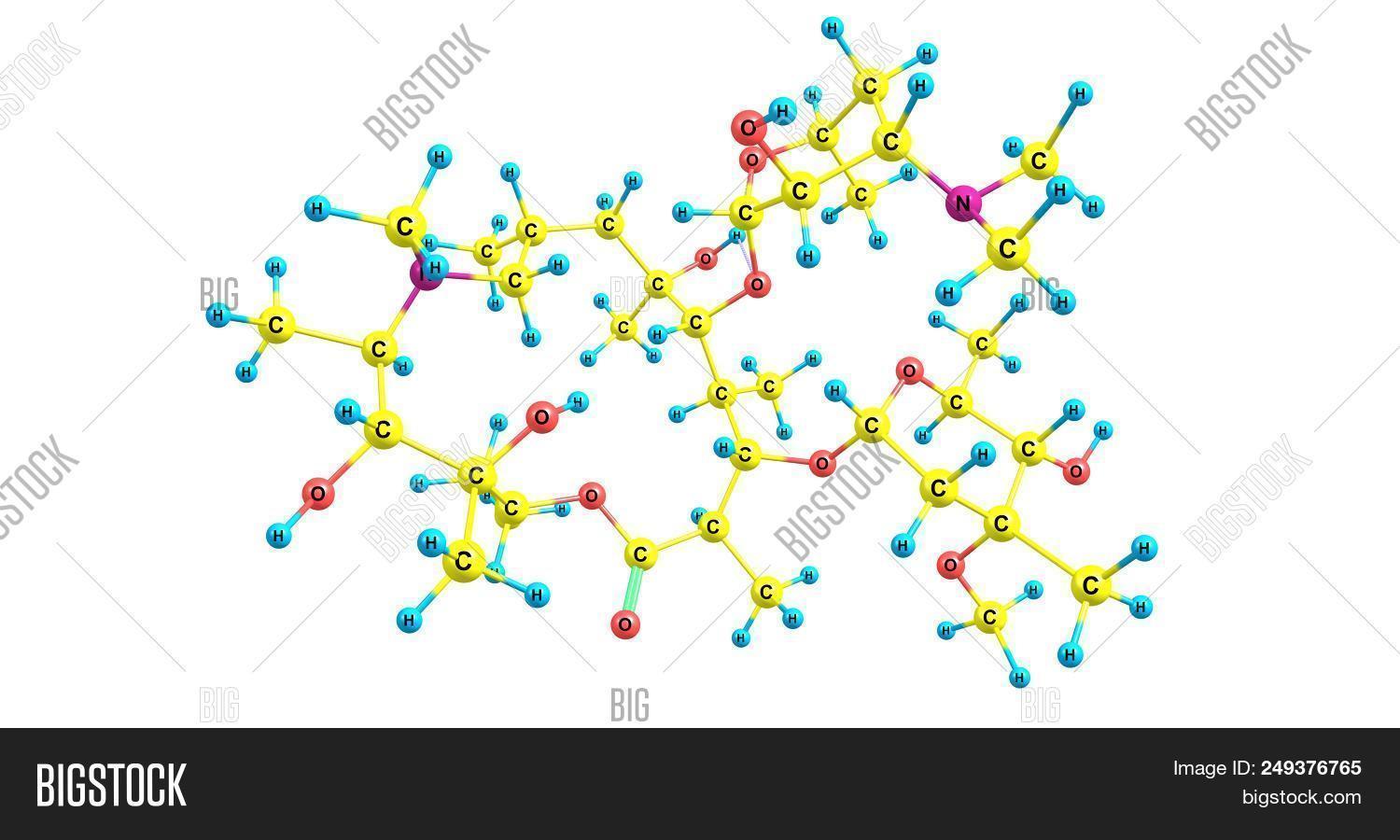 Azithromycin Molecular Image & Photo (Free Trial) | Bigstock