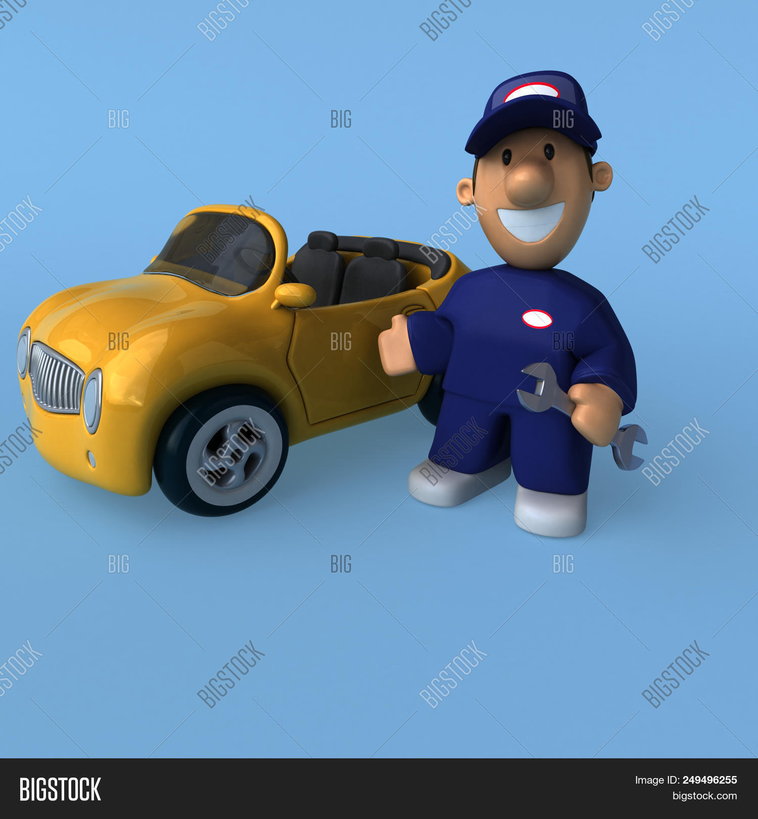 Mechanic - 3D Image & Photo (Free Trial) | Bigstock