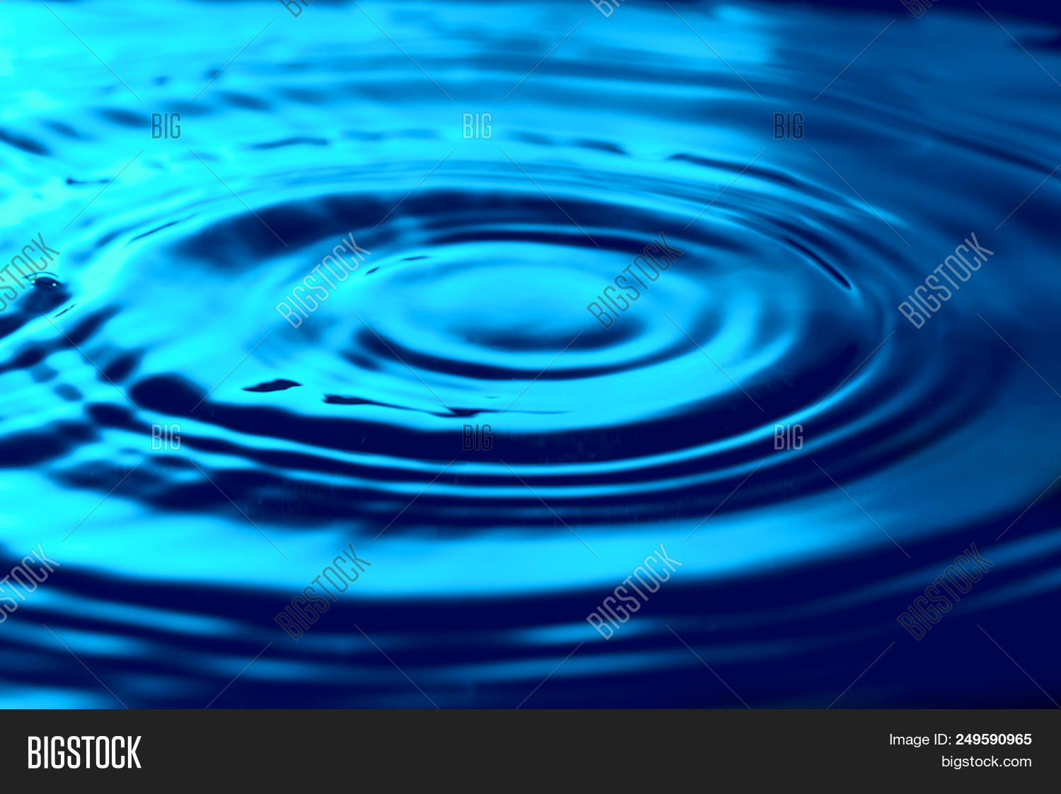 Blue Water Rippled Image & Photo (Free Trial) | Bigstock