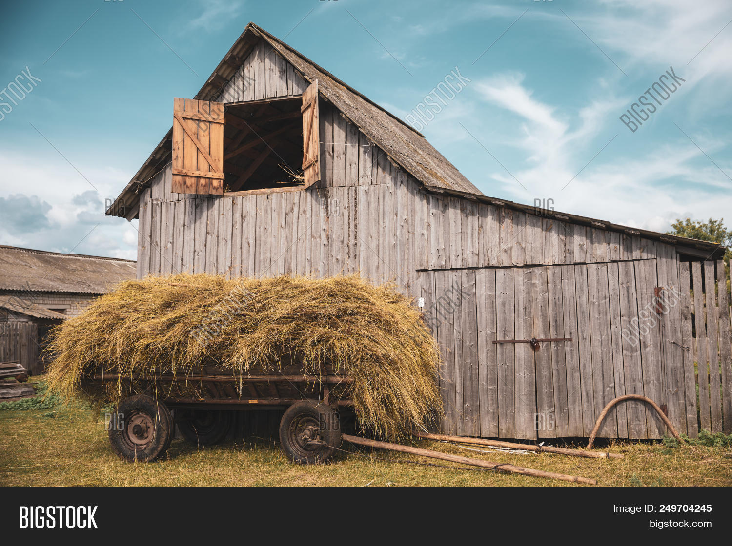 Cart Haya Cart Hay On Image & Photo (Free Trial) | Bigstock