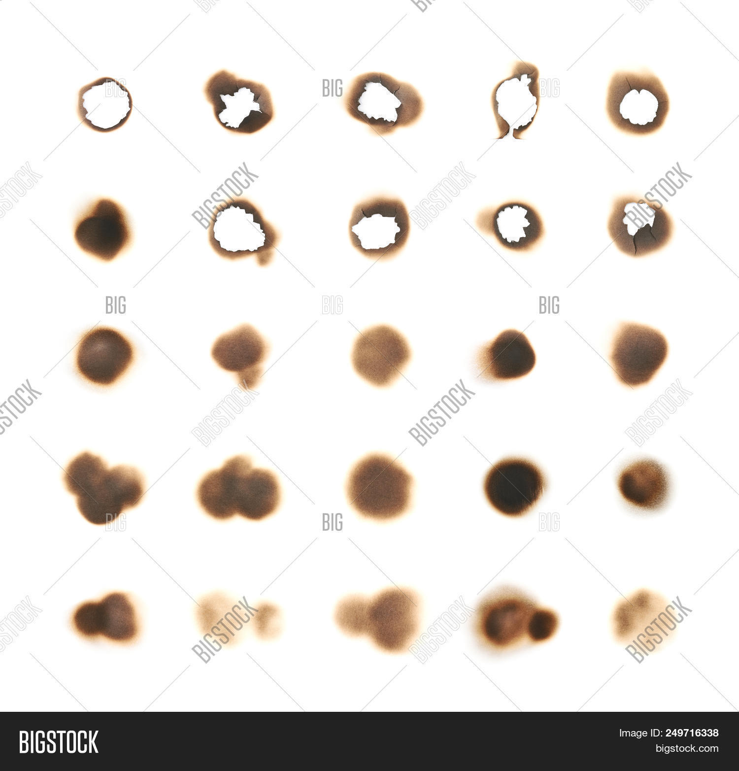 Round Paper Burn Mark Image & Photo (Free Trial) | Bigstock