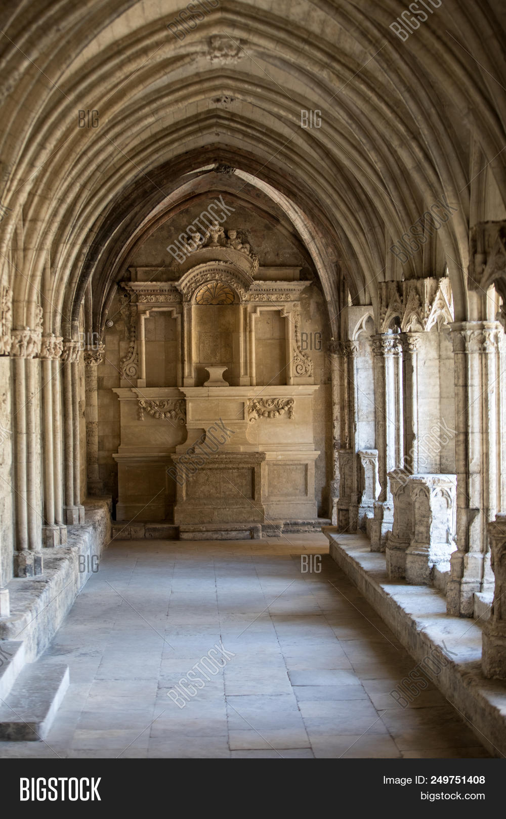 Romanesque Cloisters Image & Photo (Free Trial) | Bigstock