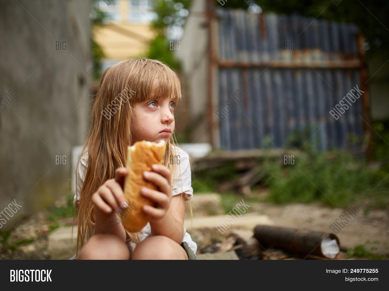 Portrait Poor Hungry Image & Photo (Free Trial) | Bigstock