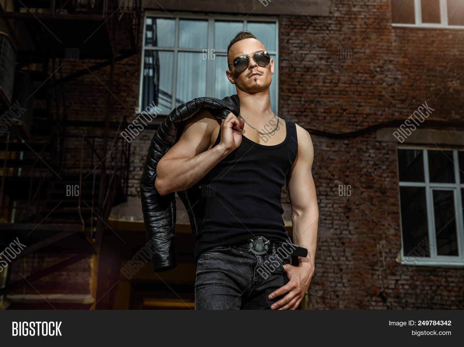Portrait Punk Man On Image & Photo (Free Trial) | Bigstock