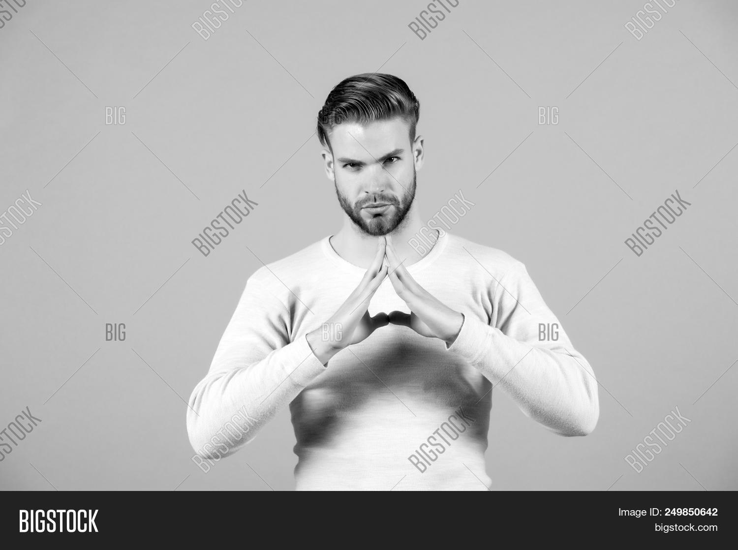 Bearded Man Hand Image & Photo (Free Trial) | Bigstock