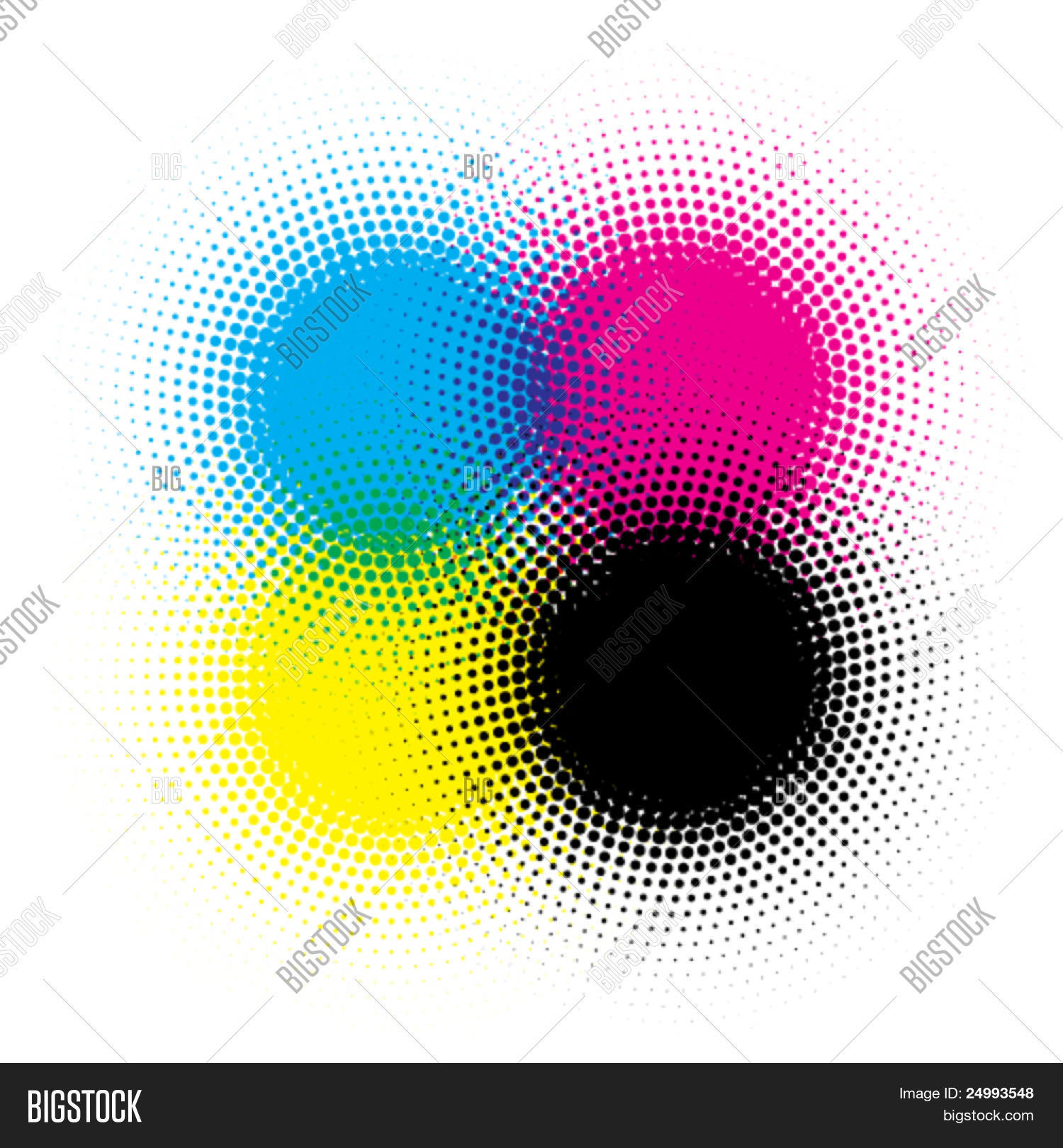 Vector CMYK Halftones Vector & Photo (Free Trial) | Bigstock