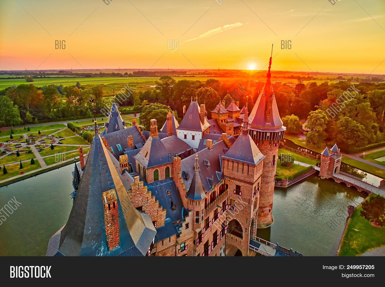 Aerial View Medieval Image & Photo (Free Trial) | Bigstock