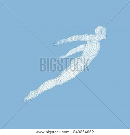 Hovering Air. Man Vector & Photo (Free Trial) | Bigstock