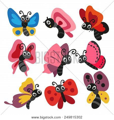 Butterfly Character Vector & Photo (Free Trial) | Bigstock
