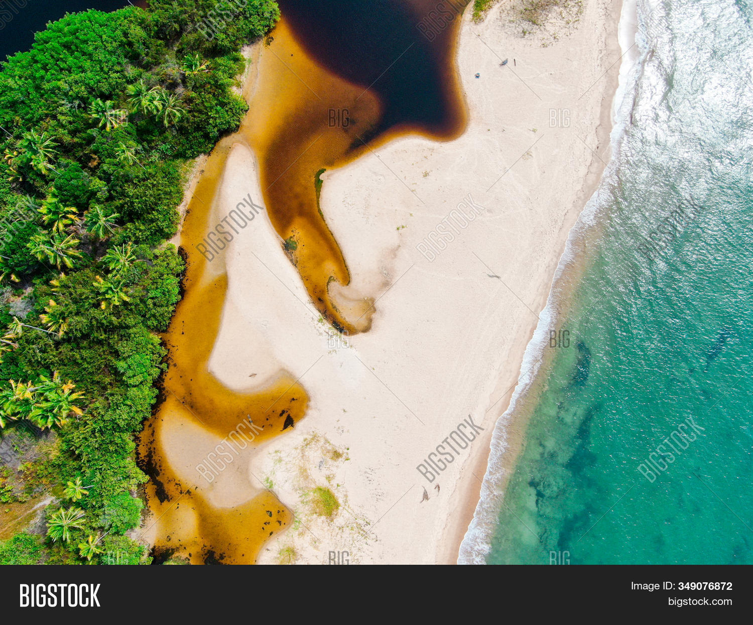 Aerial Top View River Image & Photo (Free Trial) | Bigstock