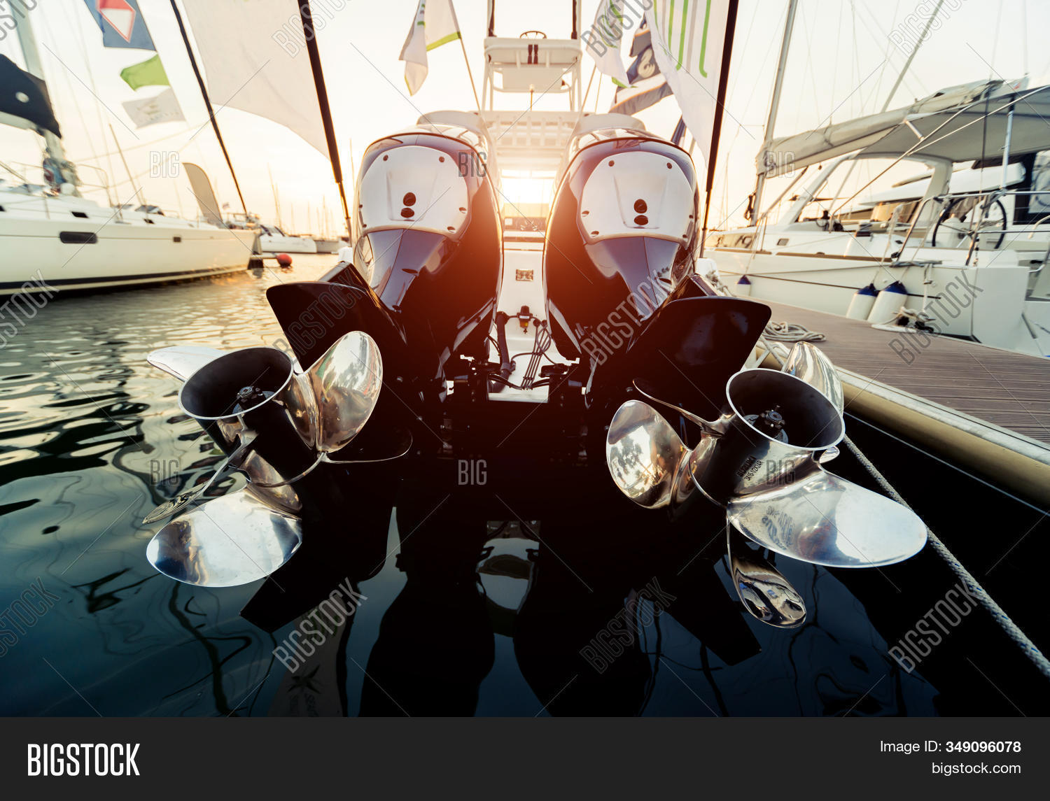 Engine. Speed Boat Image & Photo (Free Trial) | Bigstock