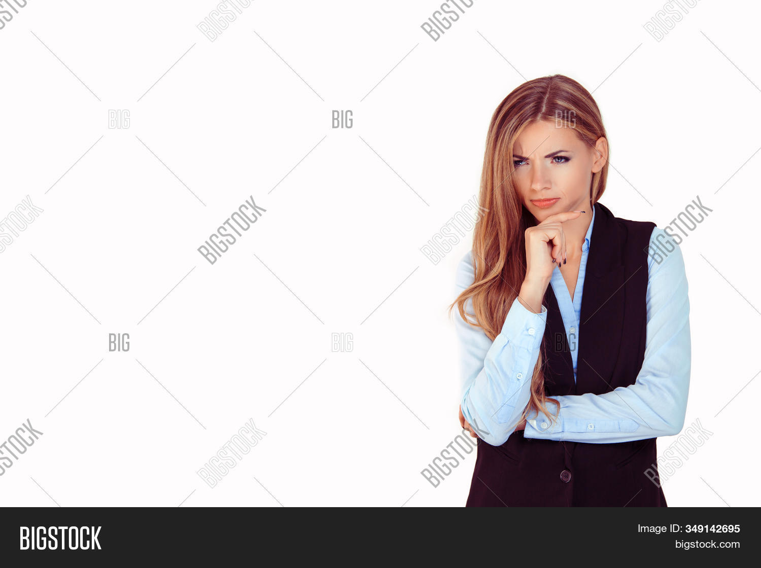 Portrait Puzzled Woman Image & Photo (Free Trial) | Bigstock