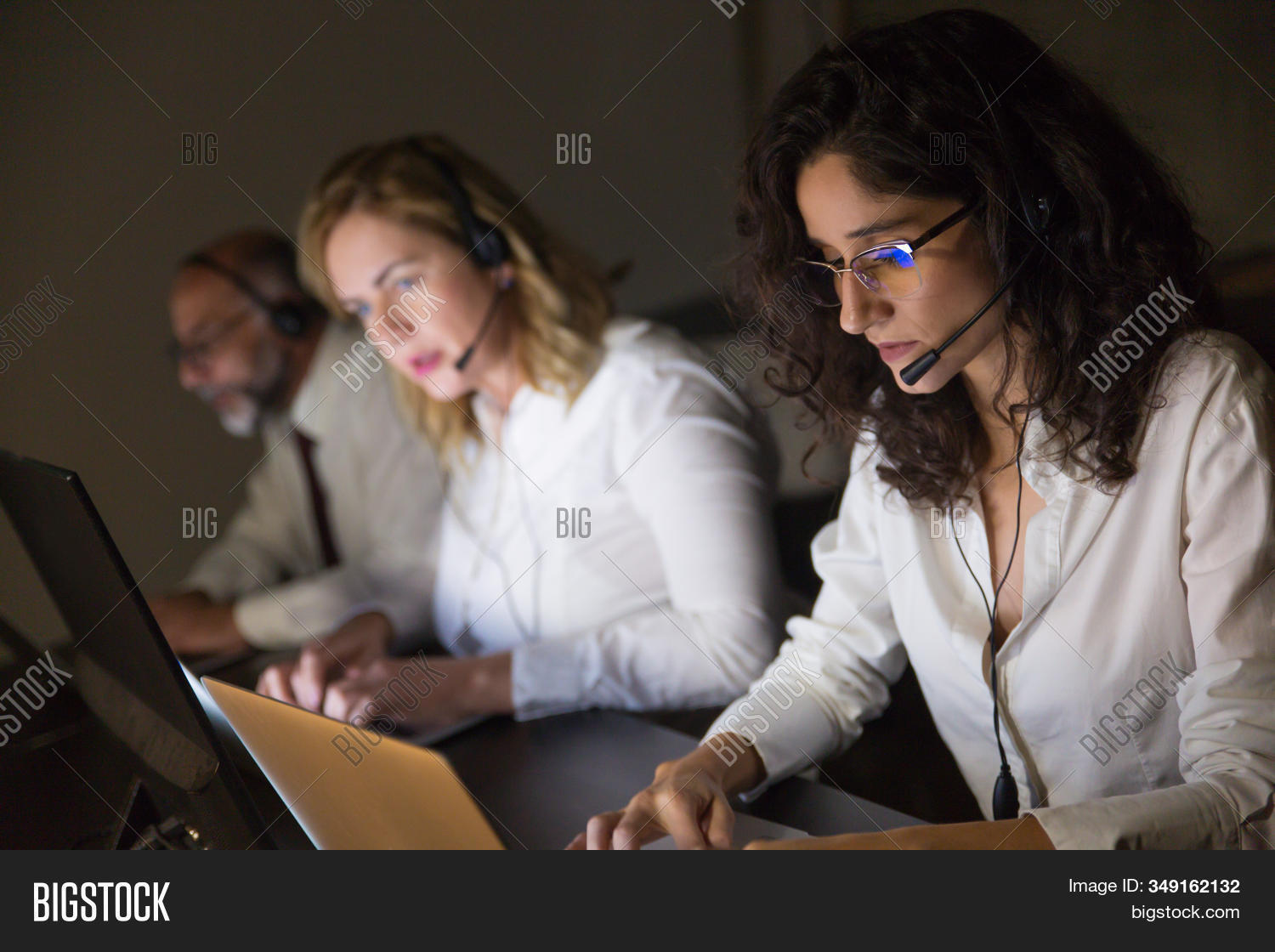 Focused Teleworkers Image & Photo (Free Trial) | Bigstock