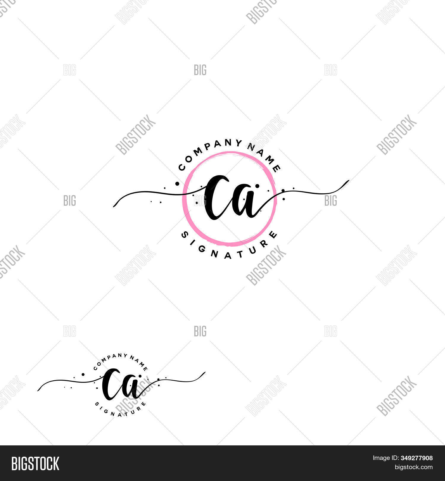 C Ca Initial Letter Vector & Photo (Free Trial) | Bigstock