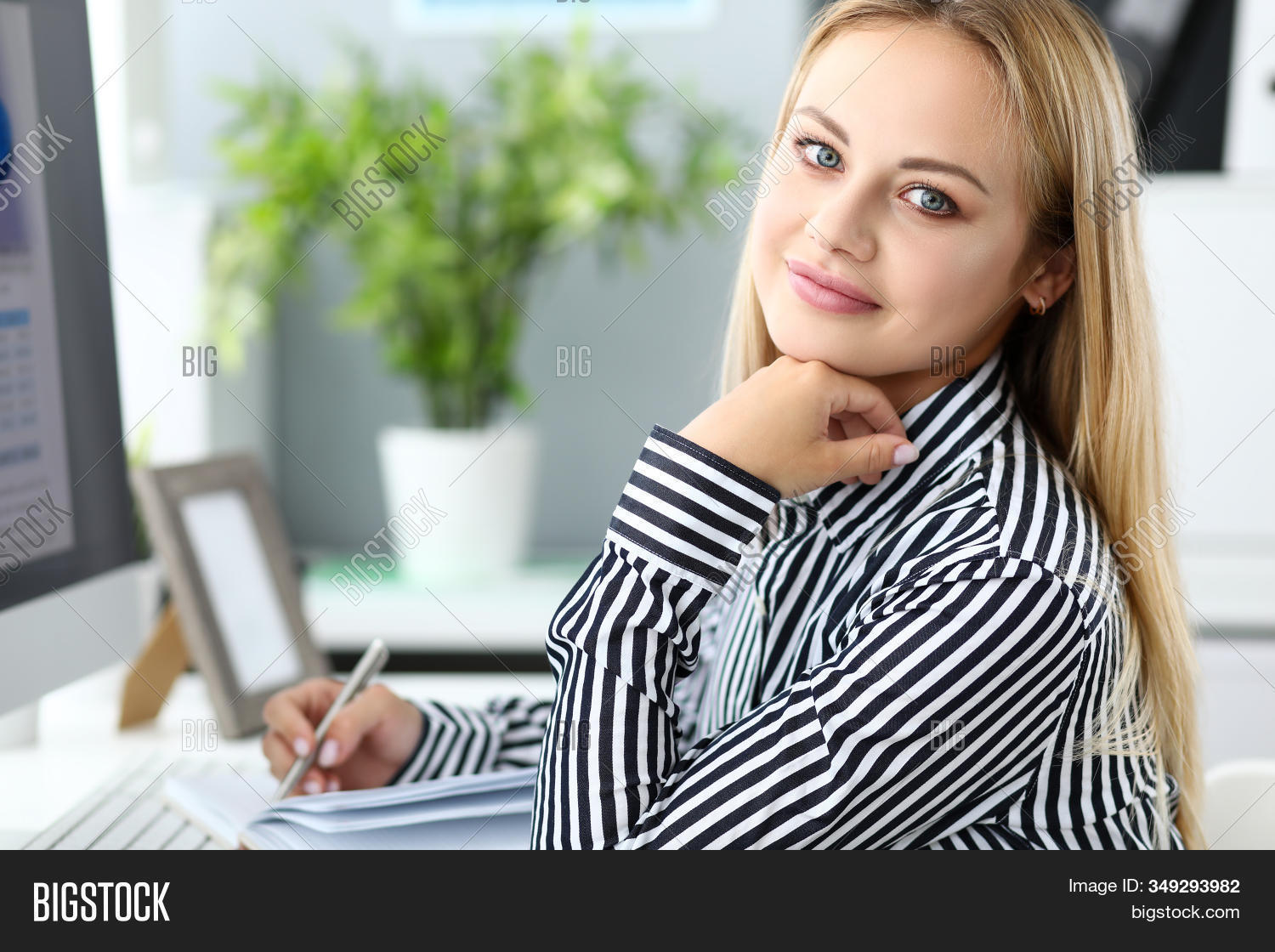 Office Employee Works Image & Photo (Free Trial) | Bigstock