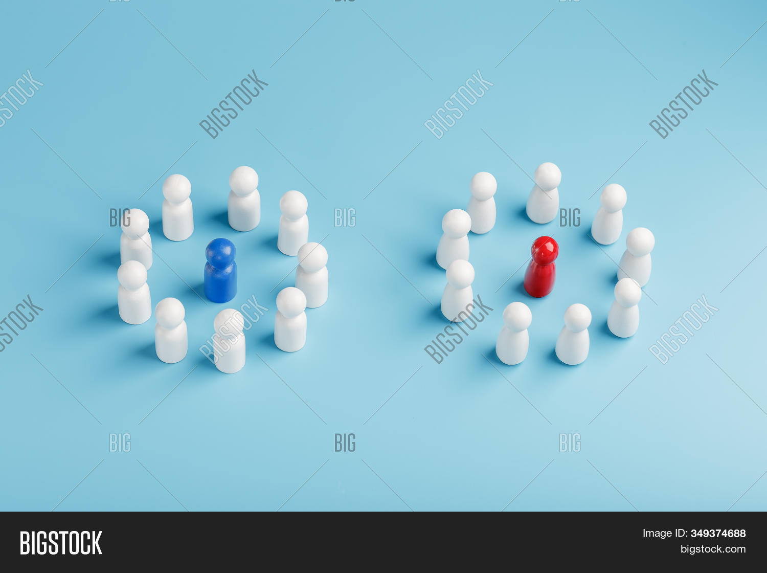 Two Different Groups Image & Photo (Free Trial) | Bigstock