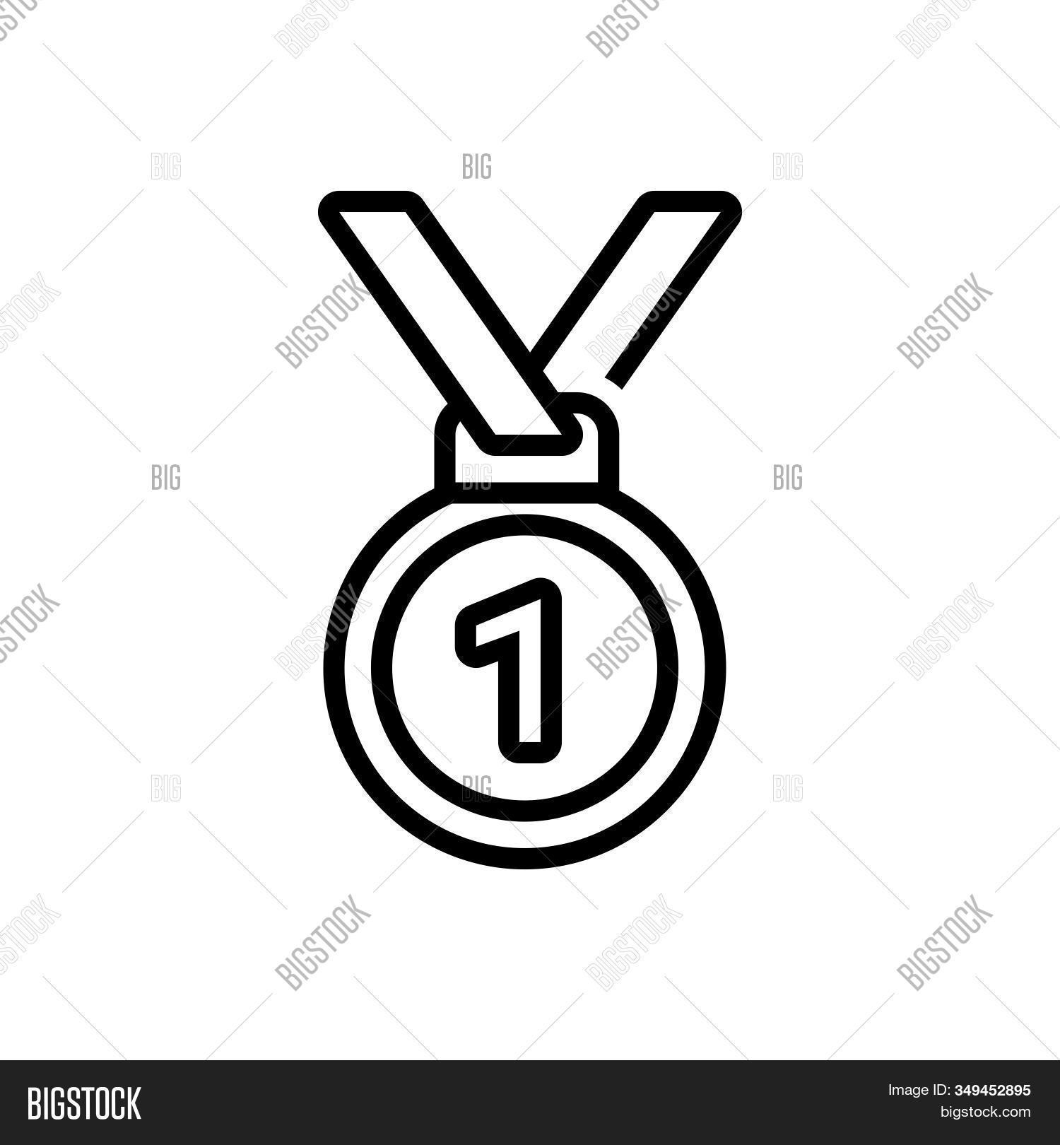 Black Line Icon First Vector & Photo (Free Trial) | Bigstock