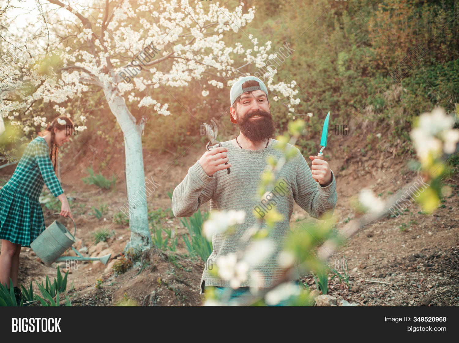 Garden Man Tools. Image & Photo (Free Trial) | Bigstock