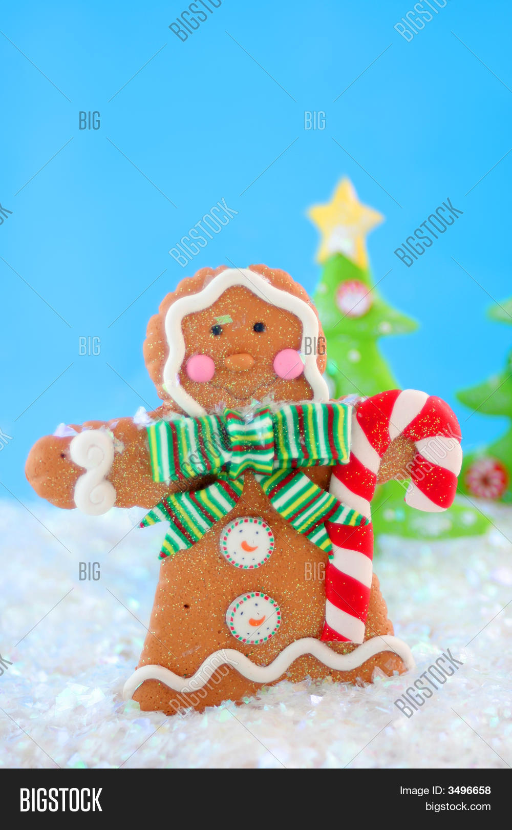 Gingerbread Man Winter Image & Photo (Free Trial) | Bigstock