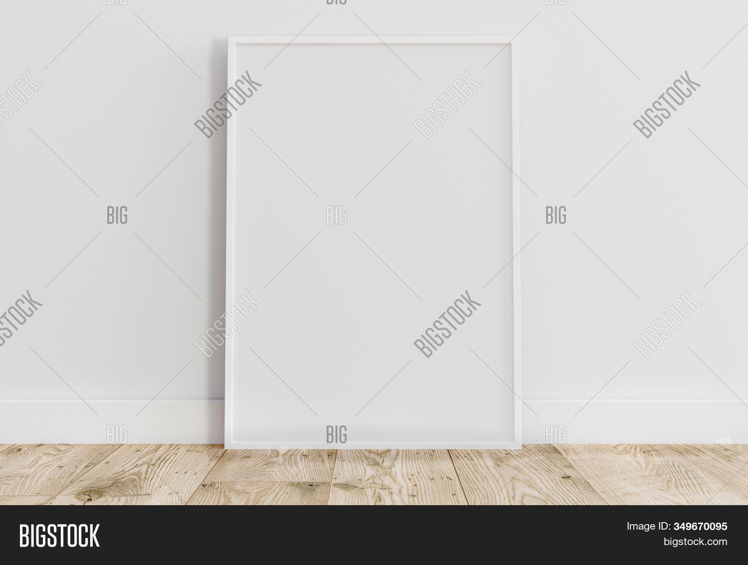 Empty Thin White Frame Image & Photo (Free Trial) | Bigstock