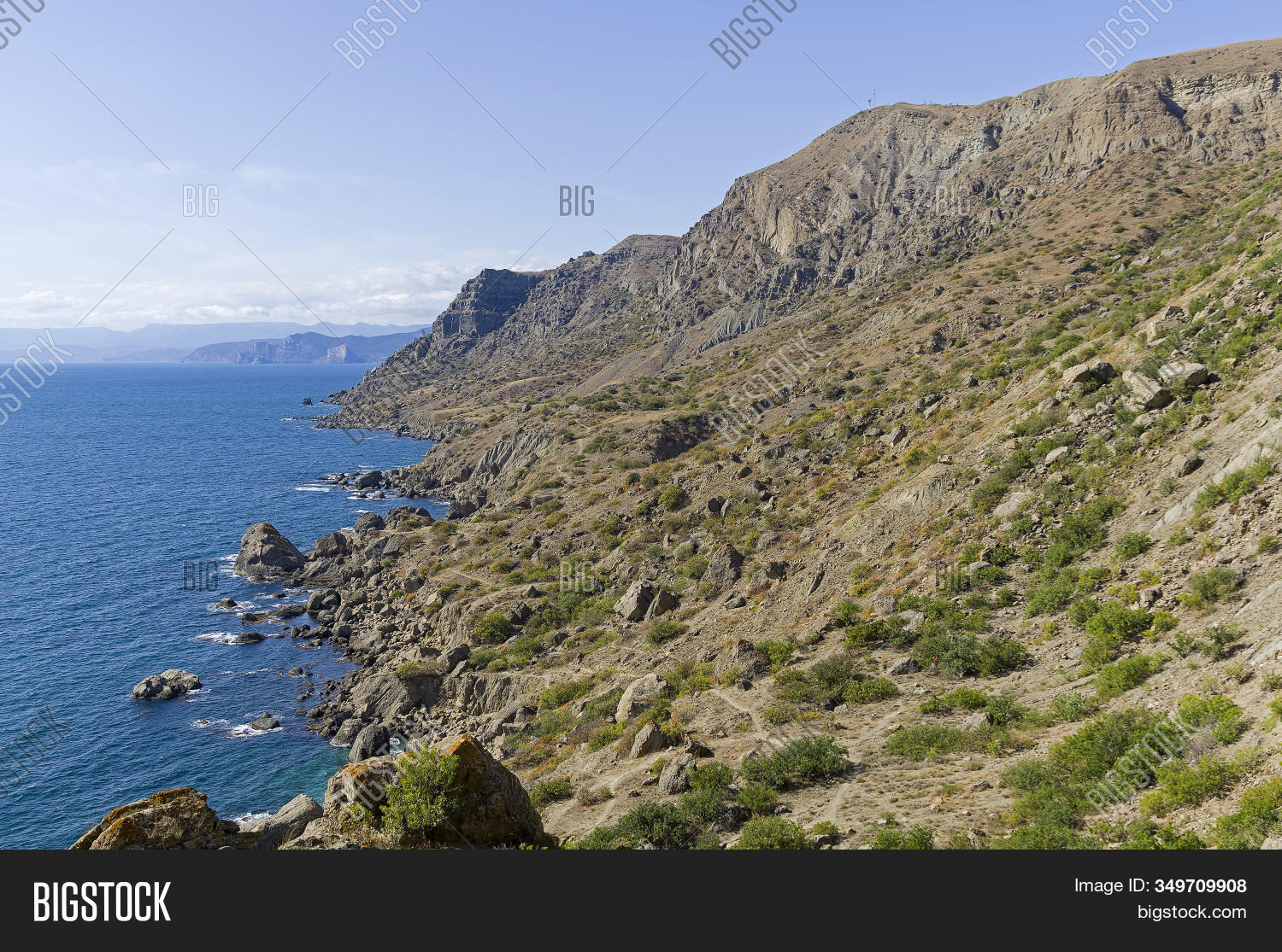 Shore Black Sea. Cape Image & Photo (Free Trial) | Bigstock