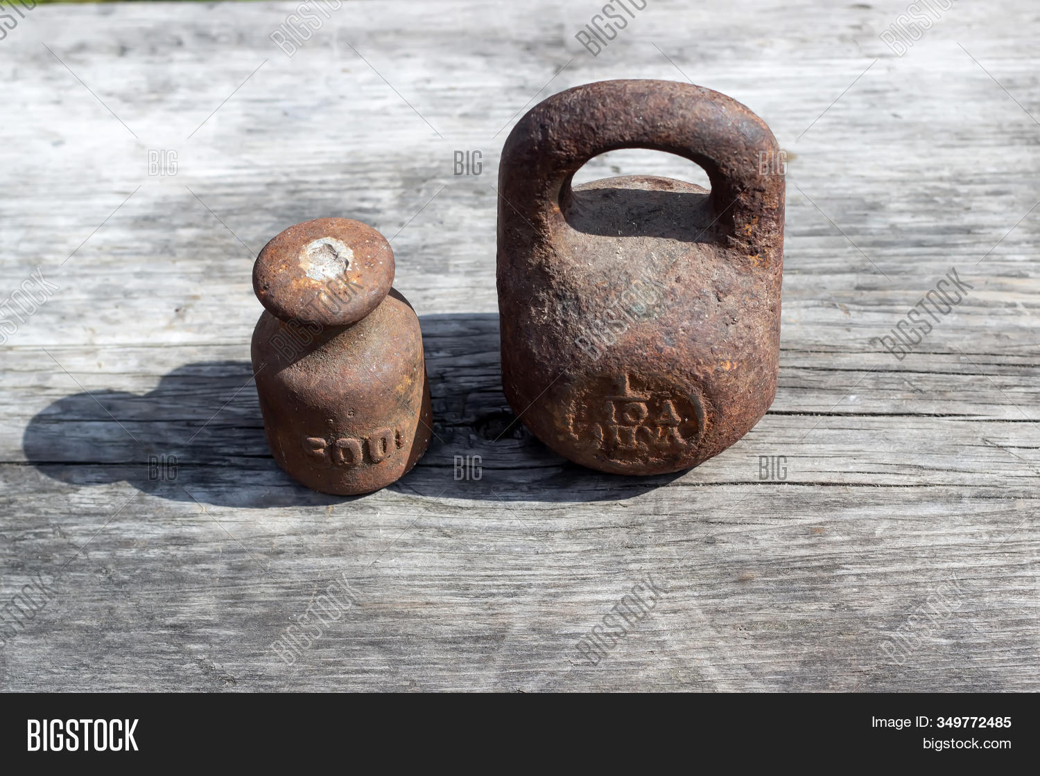 Old Rusty Scale Weight Image & Photo (Free Trial) | Bigstock