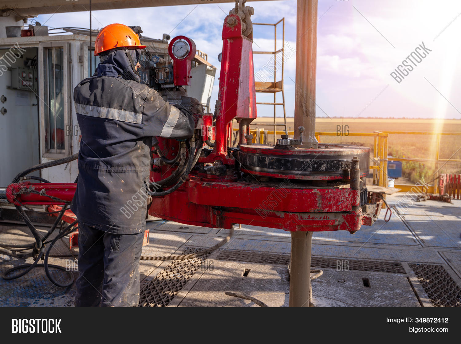 Work Driller Red Image & Photo (Free Trial) | Bigstock